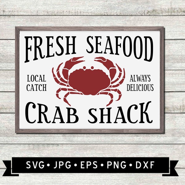 Crab Shack Sign - Etsy
