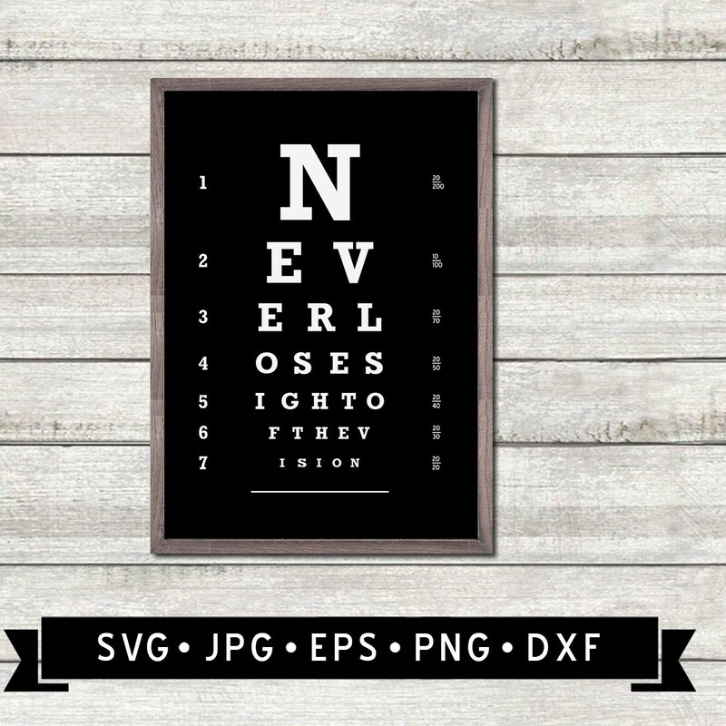 Eye Test Sign - Etsy