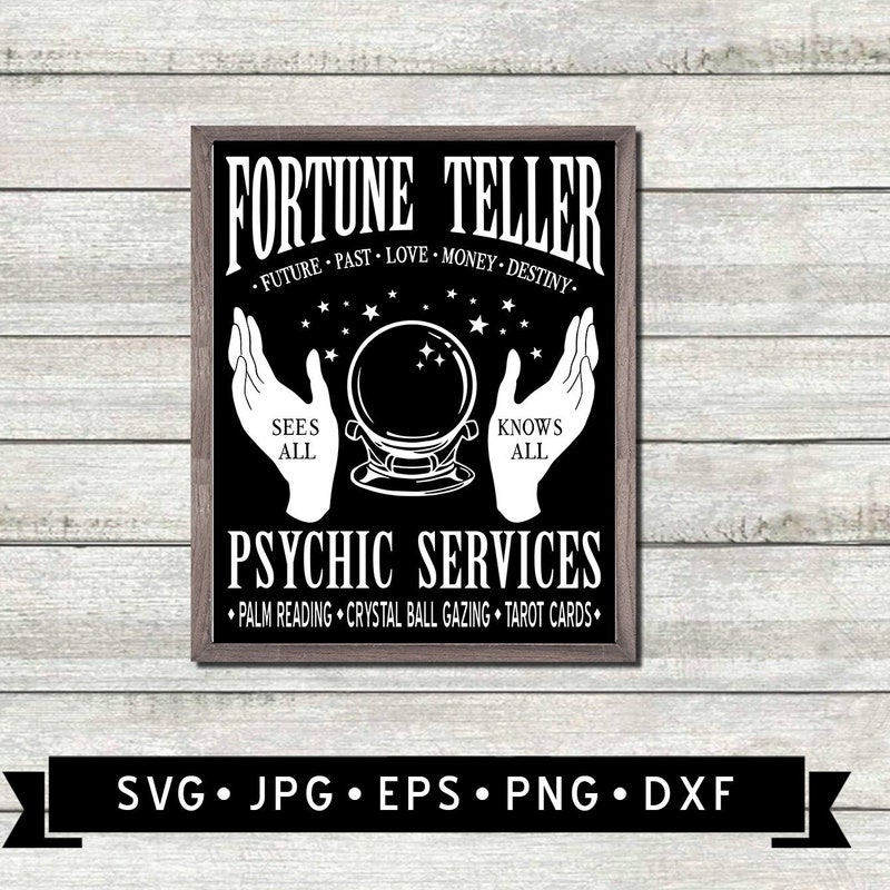 Fortune Teller Sign - Etsy