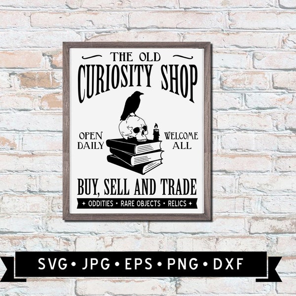 Oddities Sign Svg - Etsy