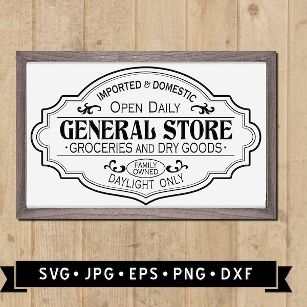 General Store Sign - Etsy