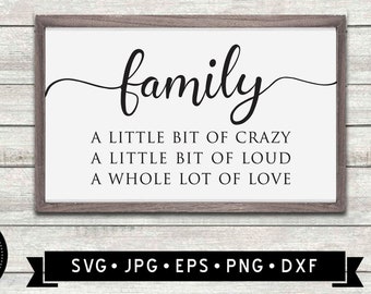 Printable Family Sign | Etsy