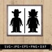 Funny Restroom Sign SVG, Cowboy Toilet SVG, Cowboy Sign Svg, Toilet ...