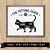 Funny Cat Rules SVG, Funny Pet Sign Svg, Cat Silhouette, Paws Graphic ...