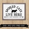 Funny Dog Rules SVG, Funny Pet Sign Svg, Dog Silhouette, Paws Graphic ...