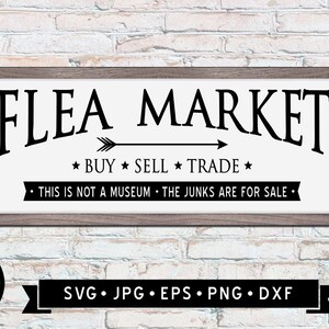 Funny Flea Market Sign SVG Buy Sell Trade SVG This is Not a | Etsy