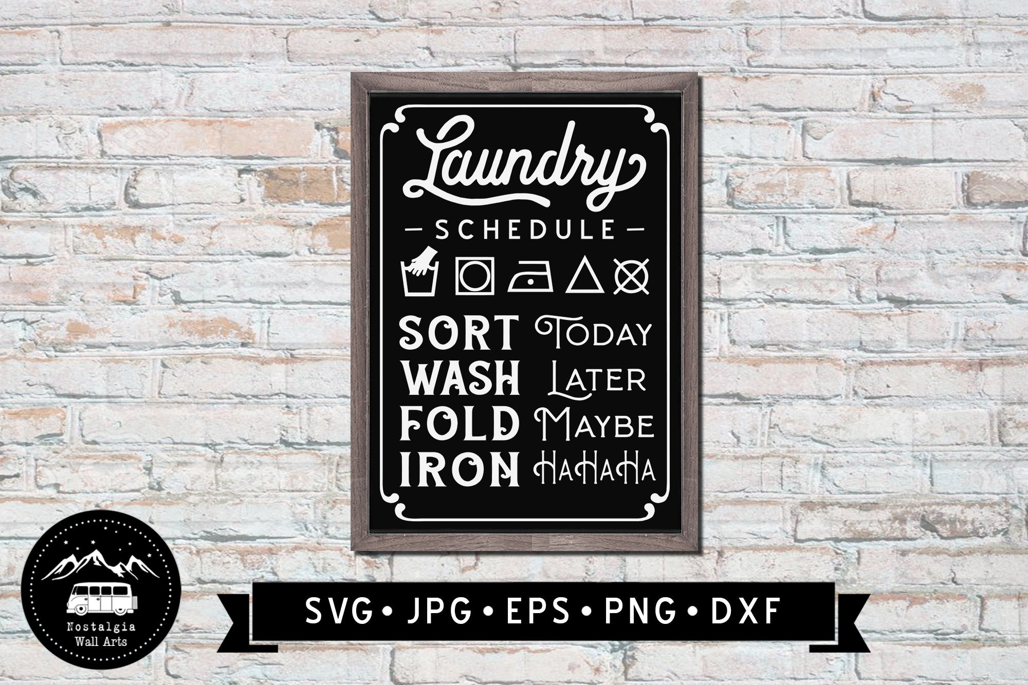 Laundry Schedule SVG Laundry Art SVG Laundry Room Sign SVG - Etsy Canada
