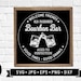 Old Fashioned Bourbon Bar Sign SVG, Round Bar Sign DIY, Bar Sign ...