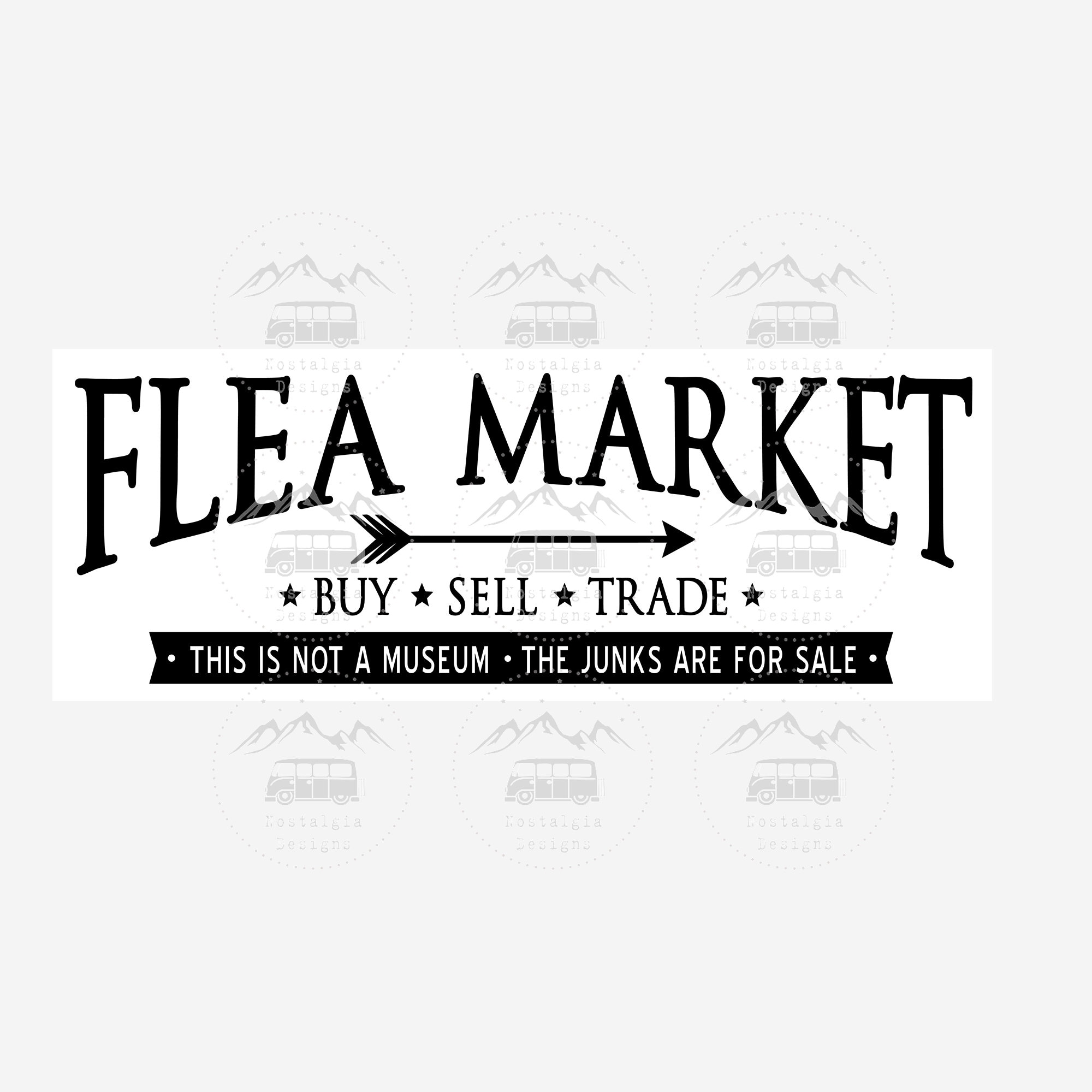 Funny Flea Market Sign SVG Buy Sell Trade SVG This is Not a - Etsy UK