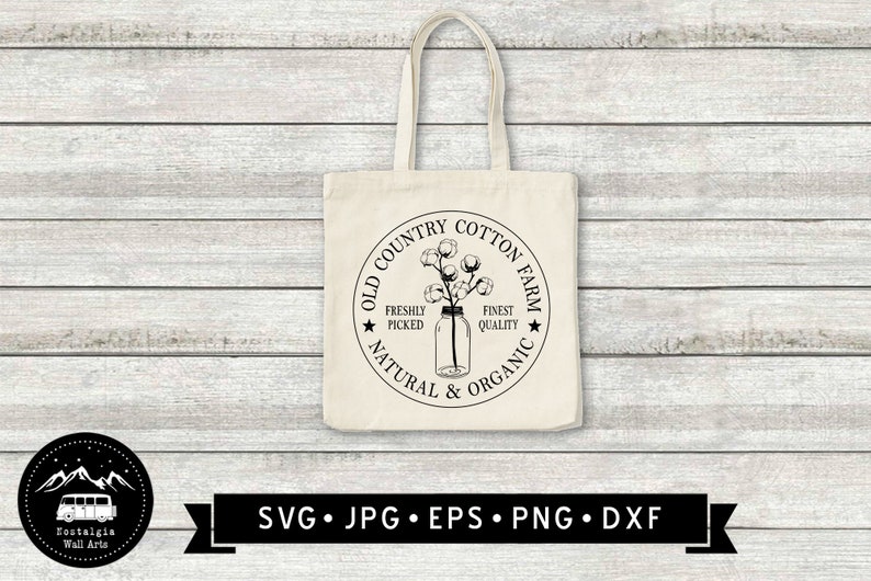 Old Country Cotton Farm SVG, Round Farmhouse Wall Sign Svg, Natural ...