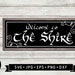 Welcome to the Shire Sign SVG Funny Hobbit SVG Lord of the - Etsy
