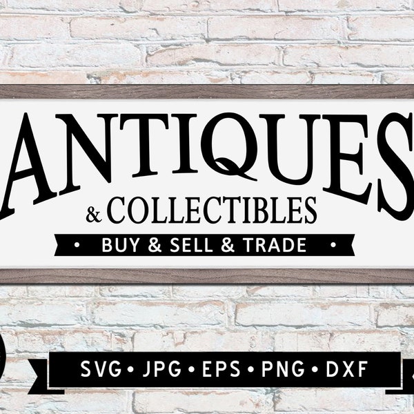 Antiques Sign - Etsy