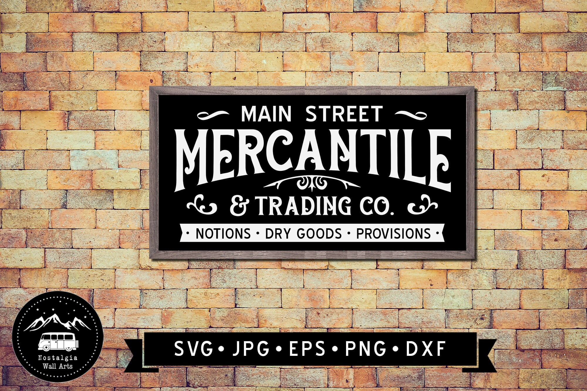 Mercantile and Trading Co Sign SVG, Groceries Store Sign, Mercantile ...