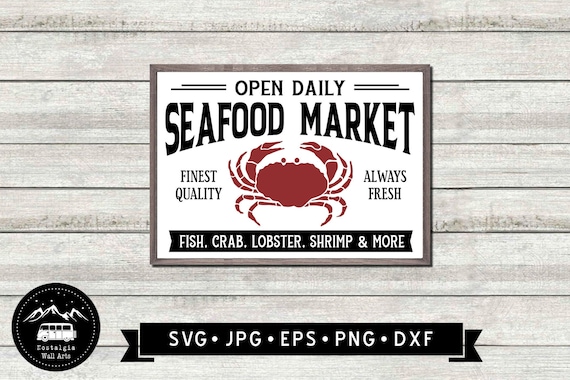 Fresh Seafood Sign