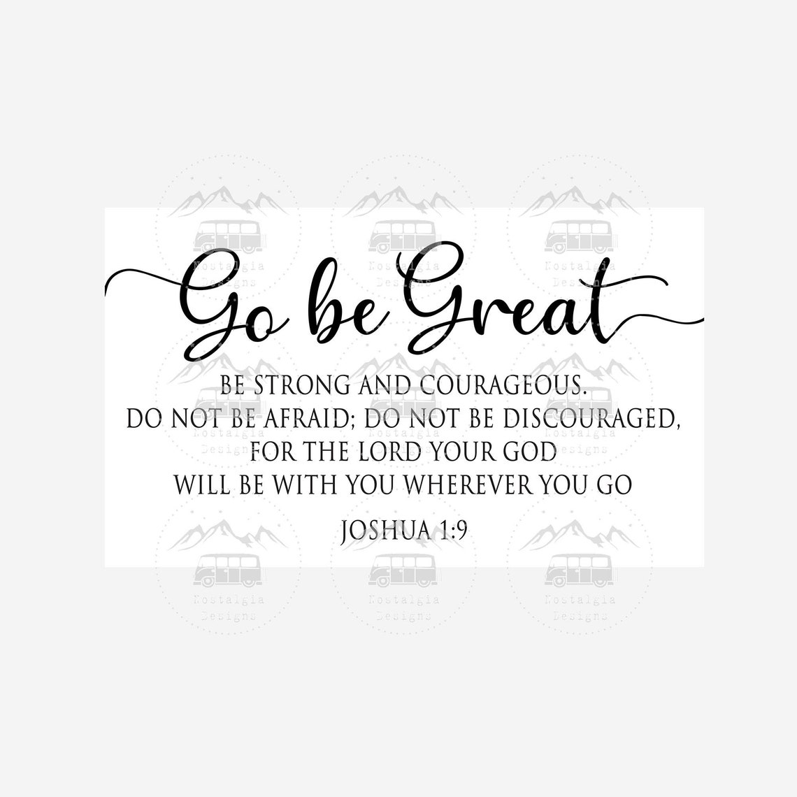 Go Be Great Sign SVG, Inspirational Wall Art Svg, Christian Svg, Bible ...