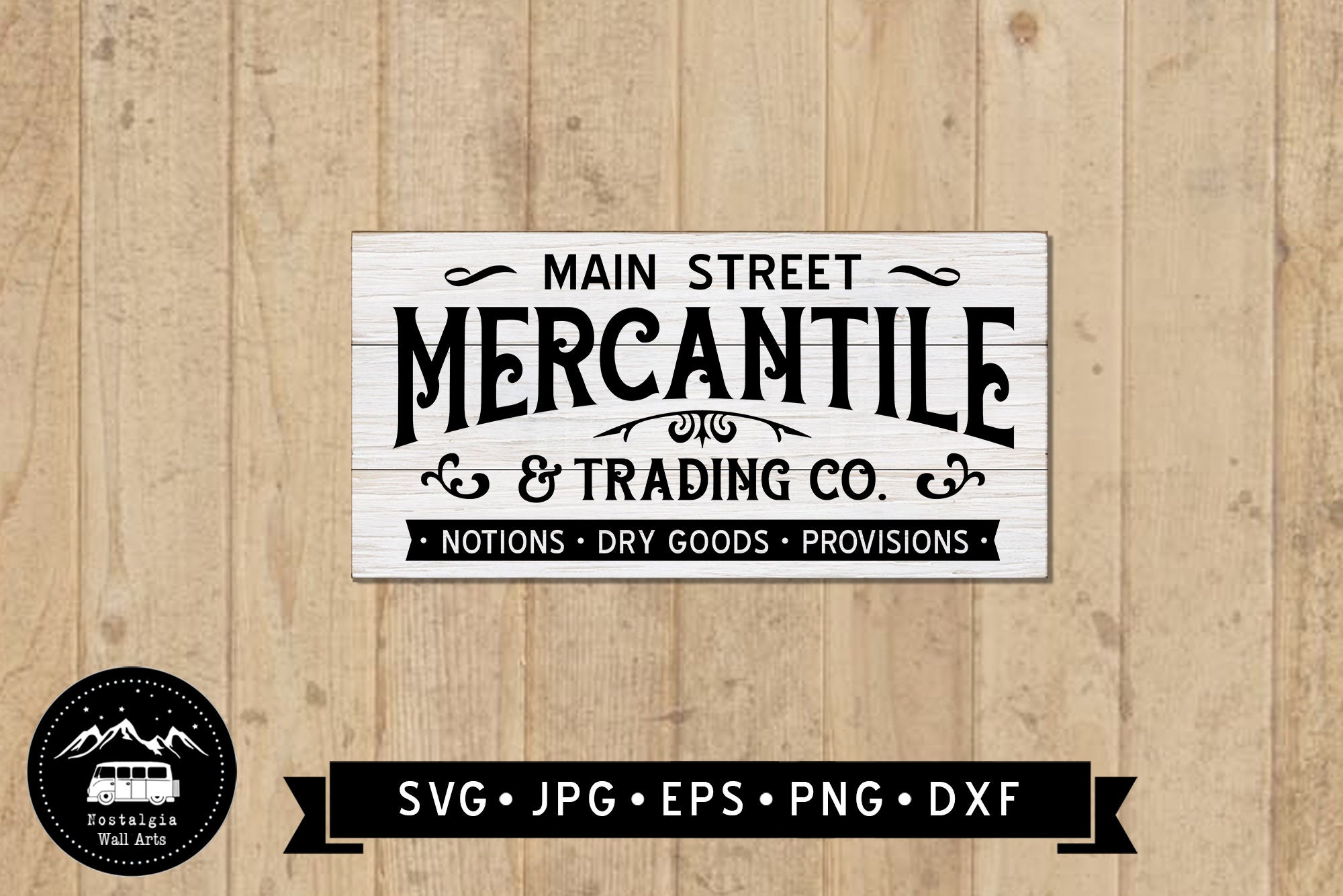 Mercantile and Trading Co Sign SVG, Groceries Store Sign, Mercantile ...