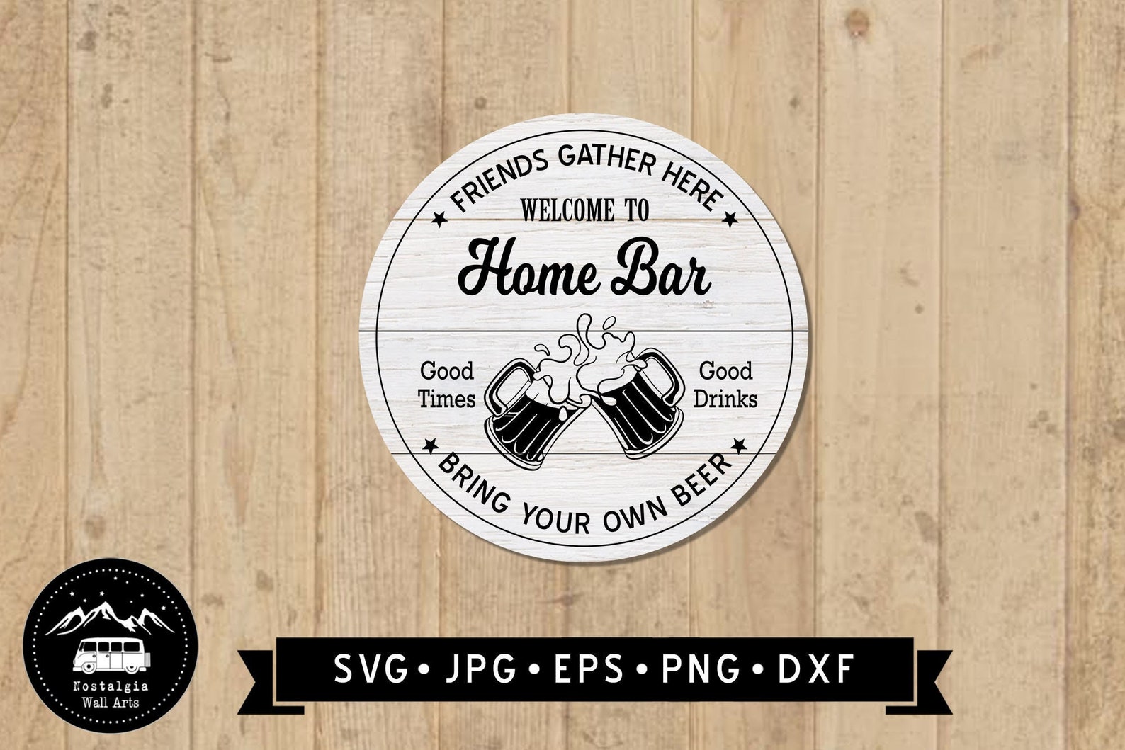 Home Bar Sign SVG, Bring Your Own Beer Sign, Home Bar DIY, Beer Sign ...