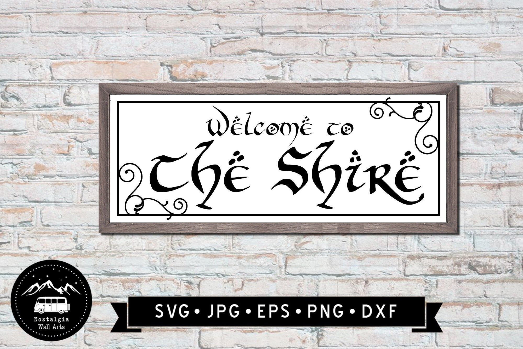 Welcome to the Shire Sign SVG, Funny Hobbit SVG, Lord of the Ring SVG ...