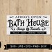 Bath House Sign SVG, Bath House Printable, Relax Soak Unwind, Vintage ...