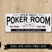 Poker Room Sign SVG, Play at Your Own Risk SVG, Poker Player Gift ...