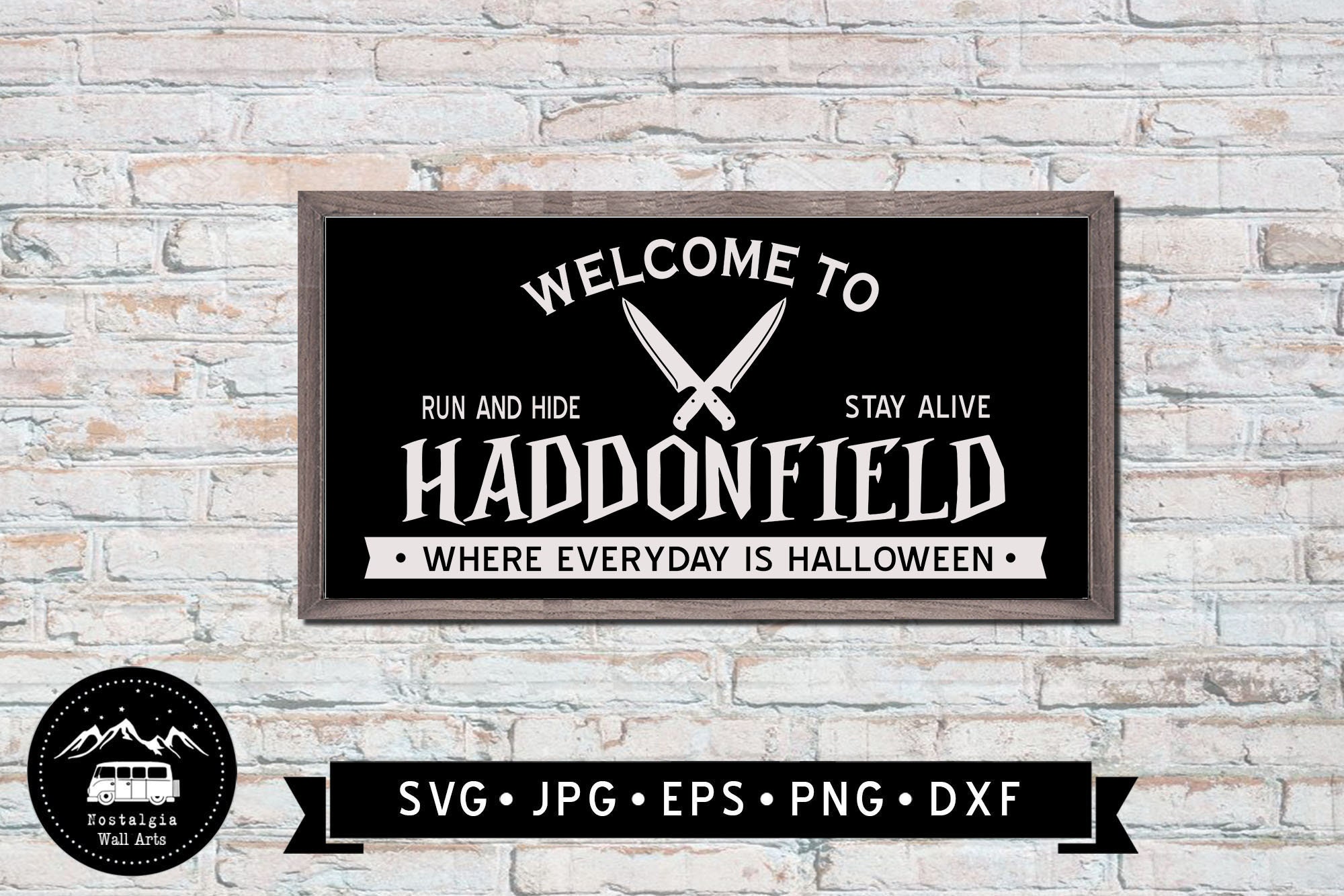 Welcome to Haddonfield SVG, Funny Halloween Sign, Halloween Movie SVG ...