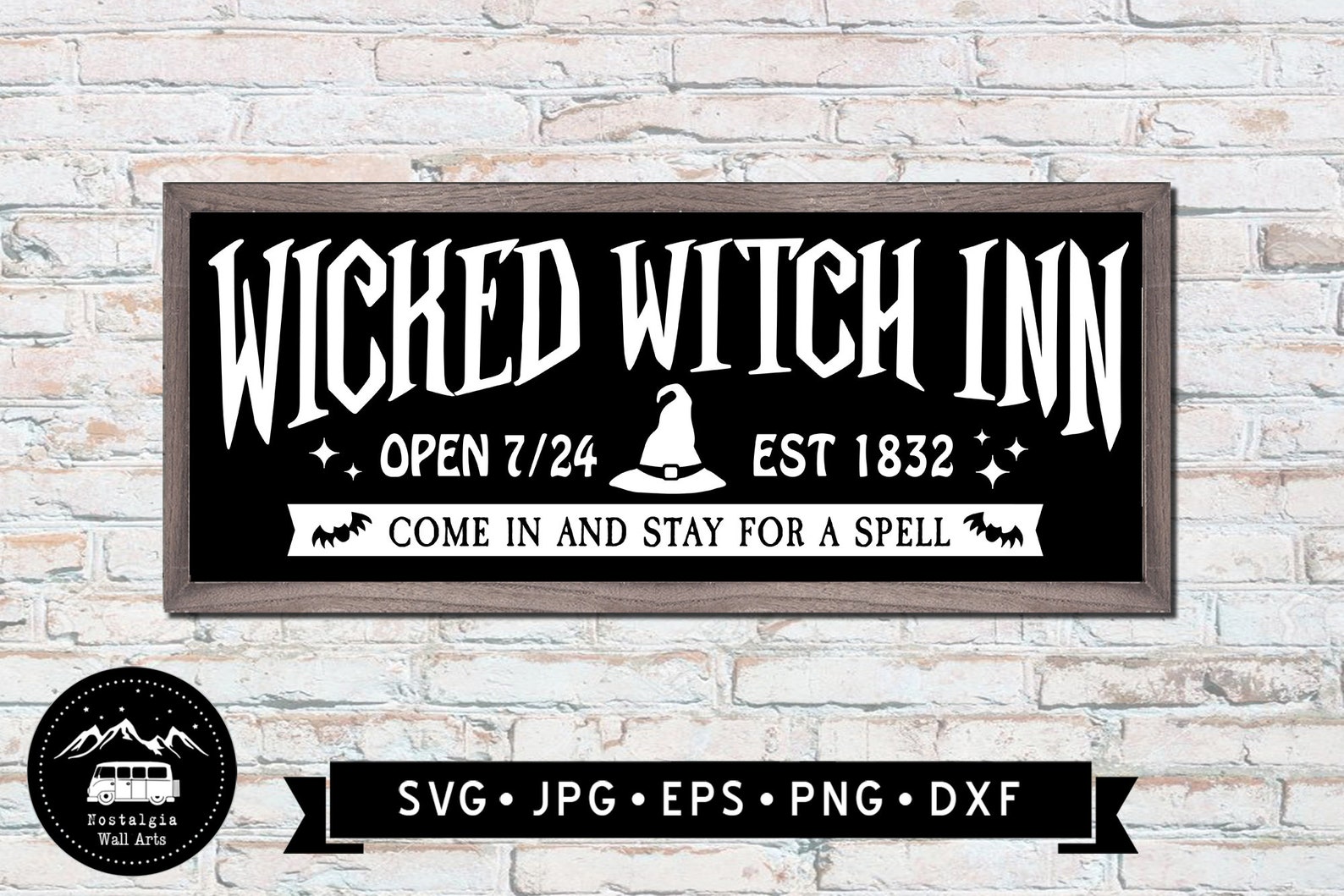 Wicked Witch Inn SVG Come in and Stay for a Spell SVG Rustic - Etsy