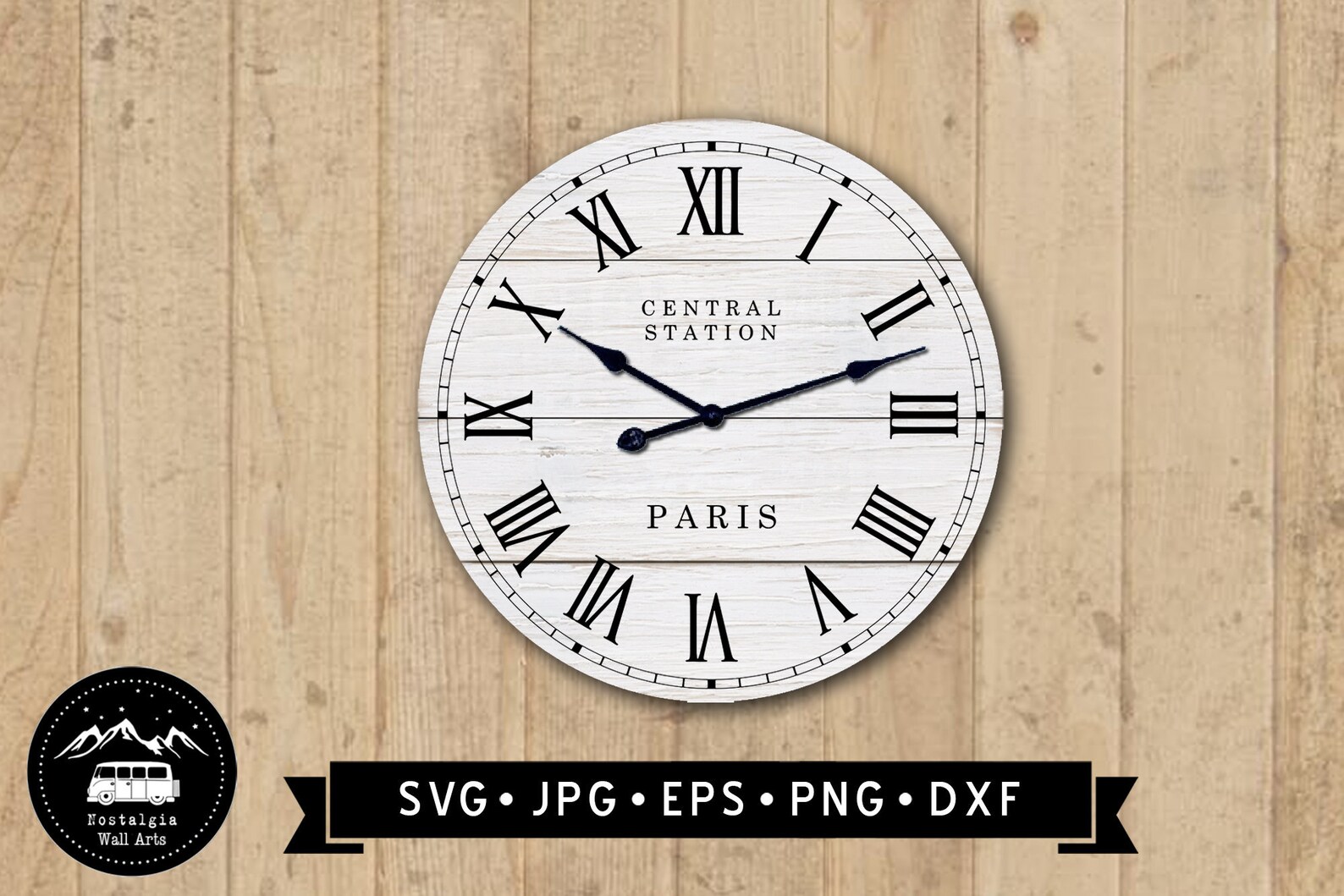 Clock Face SVG, Printable Clock Face Template, Farmhouse Clock Face Svg ...