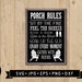 Porch Rules Sign SVG, Porch Silhouette, Vintage Porch Wall Sign, Feel ...