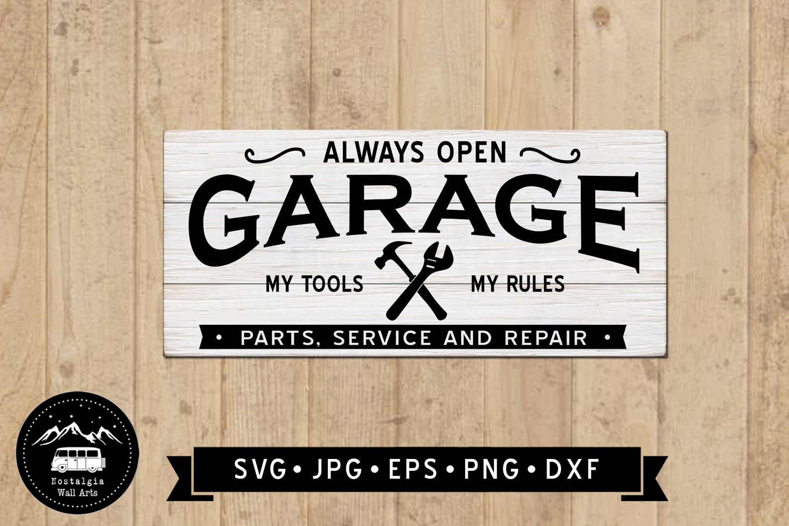 Garage Sign SVG My Tools My Rules SVG Parts Service and - Etsy