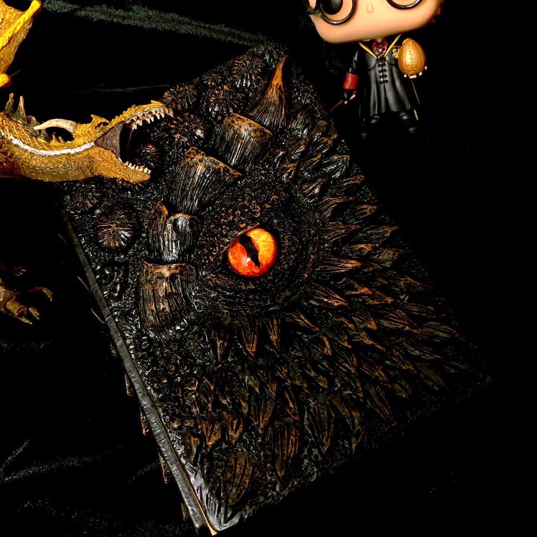 Handmade Fanmade Triwizard Tournament Harry Dragon 3D Journal Notebook ...