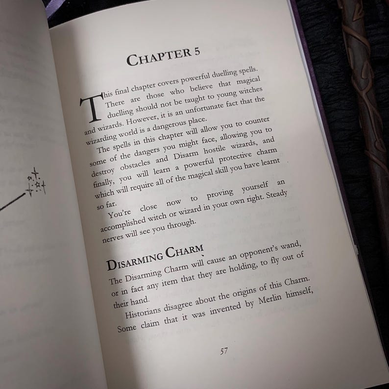 The Book of Spells Fanmade Hardcover Fully Detailed, No Blank Pages ...