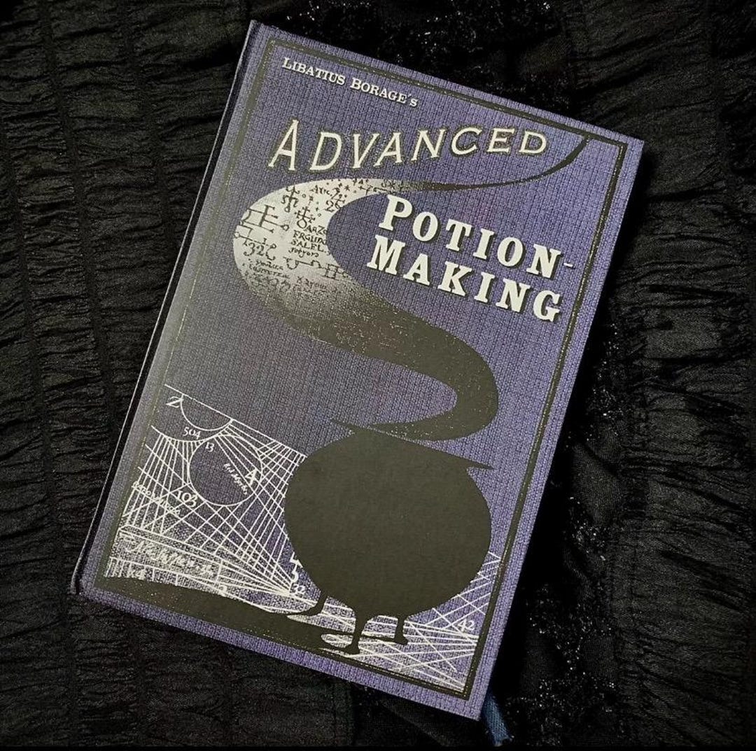 Advanced Potion Making Fanmade Hardcover Fully Detailed No Blank Pages ...