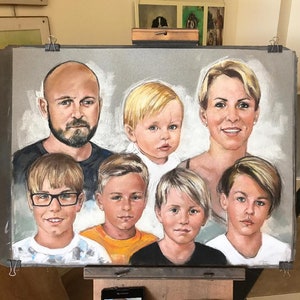 Portrait From Photo Custom Personalized Art Gift Drawing - Etsy UK