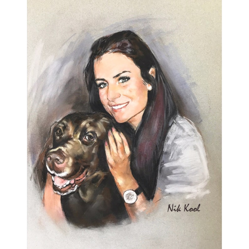 Portrait From Photo Custom Personalized Art Gift Drawing - Etsy UK