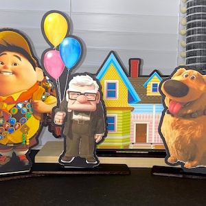 Up Centerpieces, up Party, Carl, Russell,ellie, Dug, Kevin,up Birthday ...