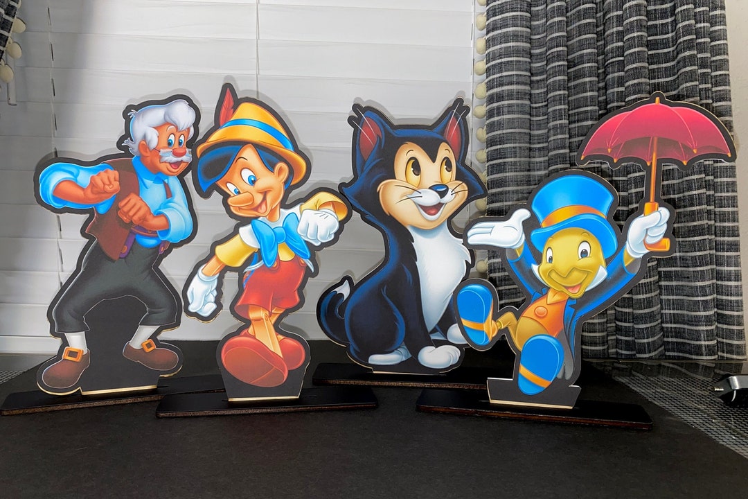 Pinocchio Centerpieces, Figaro, Geppetto, Jiminy Cricket, Theme ...