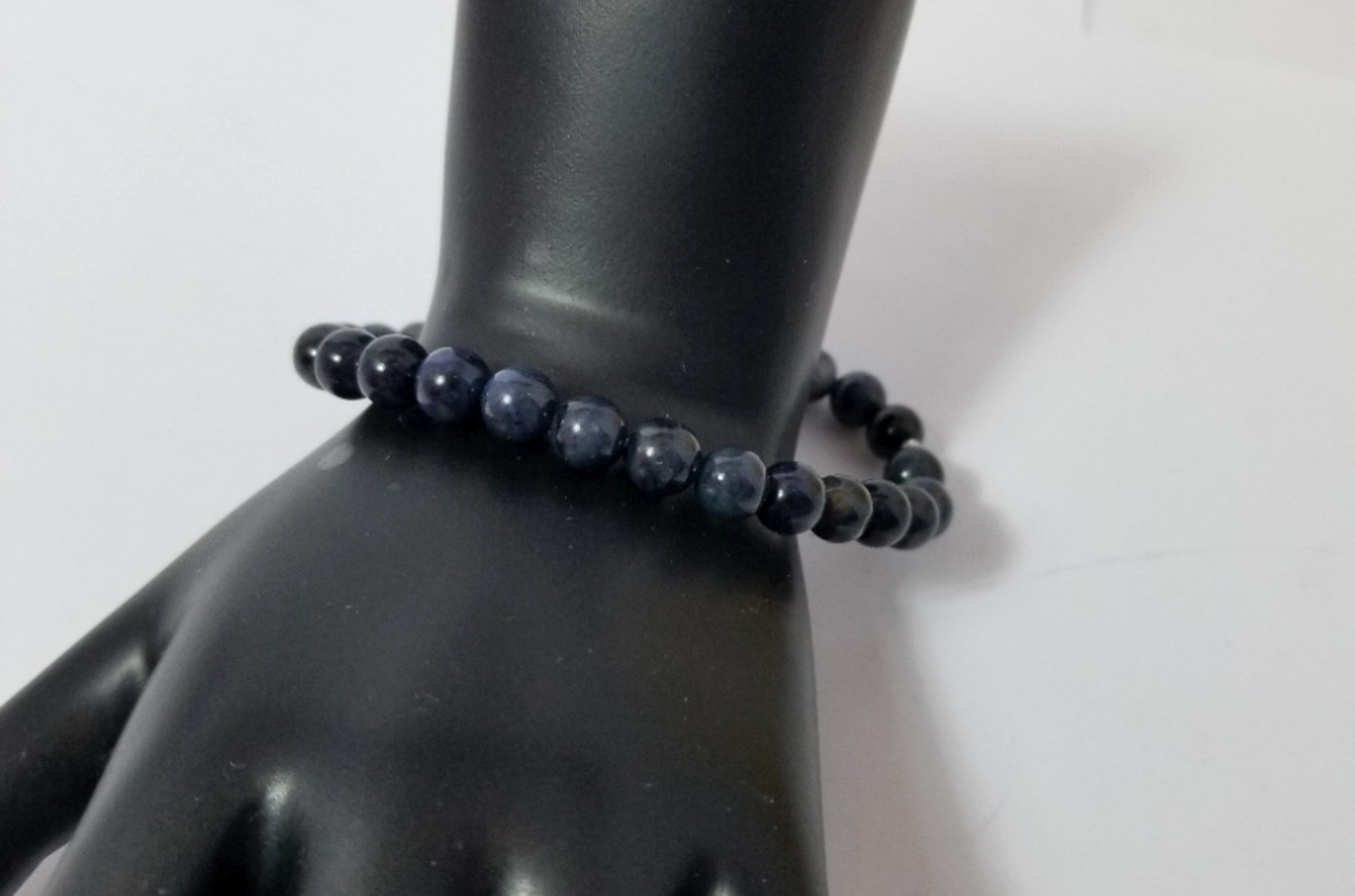 6 mm Dumorite Spiritual Mineral Stone Stretch Bracelet - Etsy.de