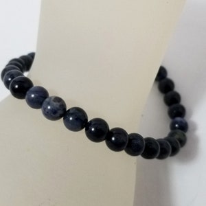 6 mm Dumorite Spiritual Mineral Stone Stretch Bracelet - Etsy.de