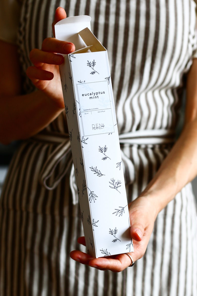 EUCALYPTUS MINT Reed Diffuser Botanical Reed Diffuser Room - Etsy