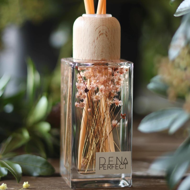 PINK SALT & WOOD Reed Diffuser Natural Home Fragrance Gift for Her ...