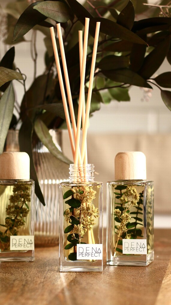 EUCALYPTUS MINT Reed Diffuser Botanical Reed Diffuser Room - Etsy