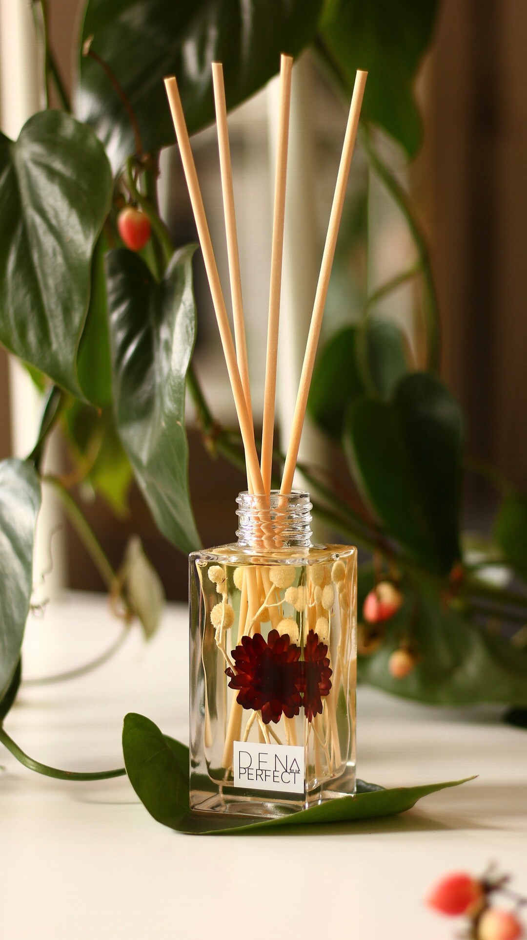 BERGAMOT & OUD Reed Diffuser Home Fragrance Gift for Her Summer Home Decor Self Care Gift Box ...