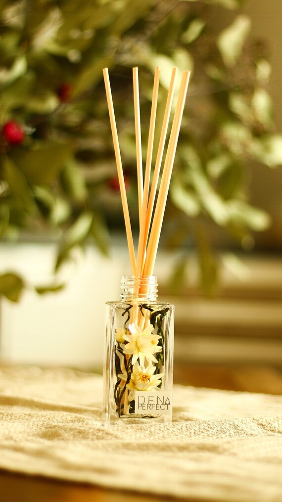 VELVET PEONY Botanical Reed Diffuser Natural Home Fragrance - Etsy UK