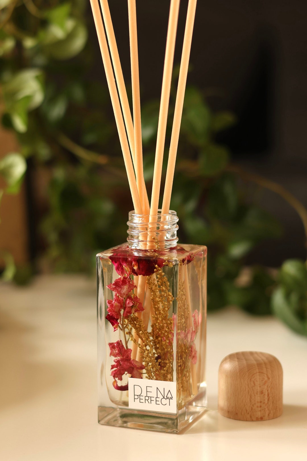 ROSEWOOD MOSS Reed Diffuser Natural Home Fragrance Aroma Diffuser Long ...