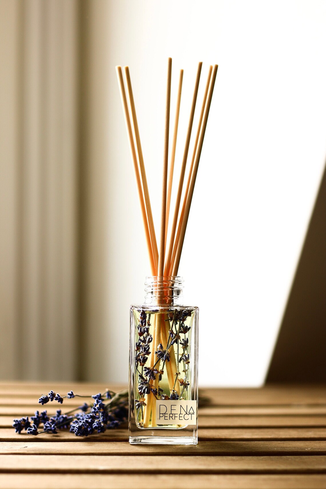 LAVENDER AMBER Botanical Reed Diffuser Room Diffuser Natural - Etsy