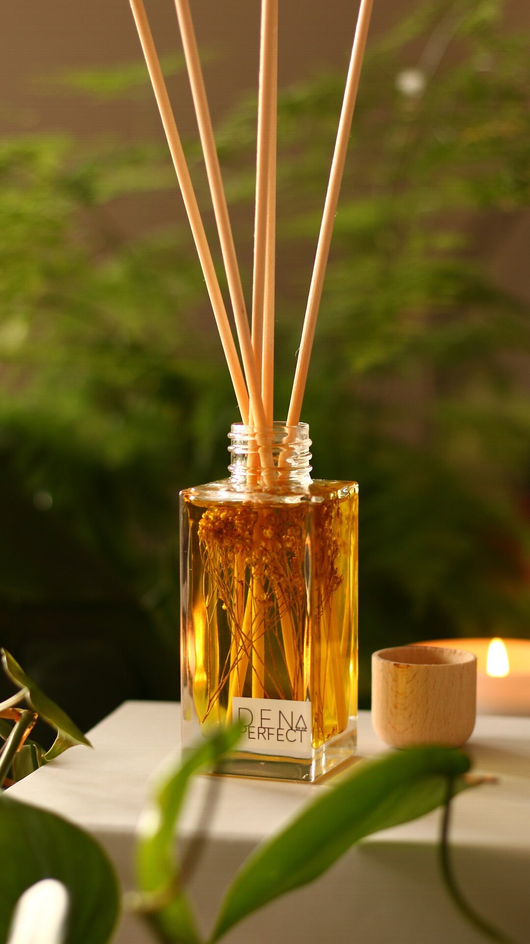 SPICY VANILLA & TOBACCO Reed Diffuser Home Fragrance Gift for Her Aroma ...
