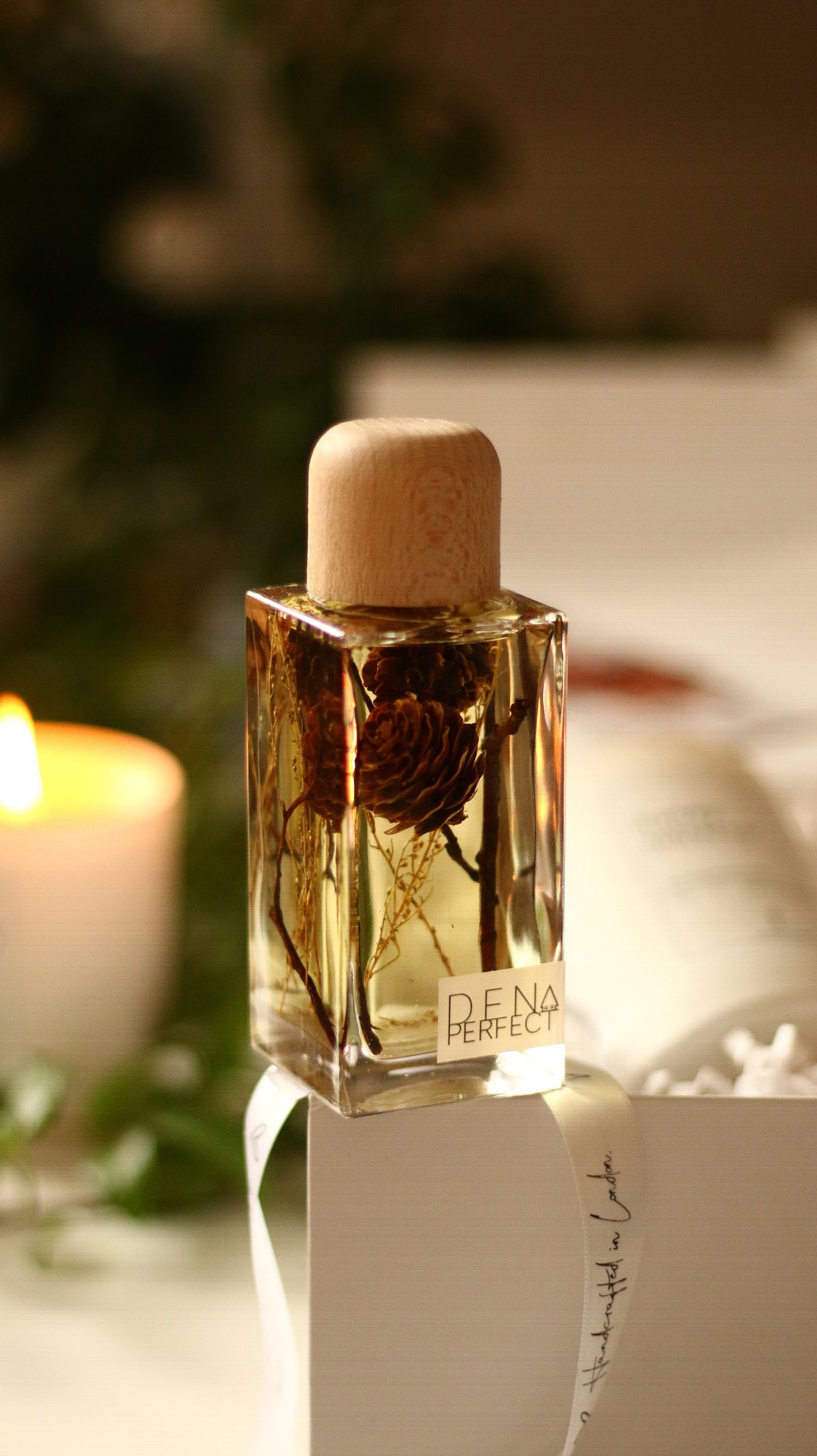 WOODLAND CABIN Reed Diffuser Natural Home Fragrance Gift for Her Self ...