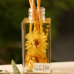 VELVET PEONY Botanical Reed Diffuser Natural Home Fragrance Gift for Her Spring Home Decor Self ...