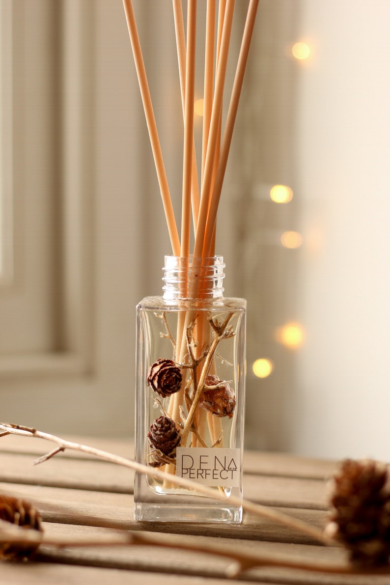 WOODLAND CABIN Reed Diffuser Natural Home Fragrance Gift for - Etsy