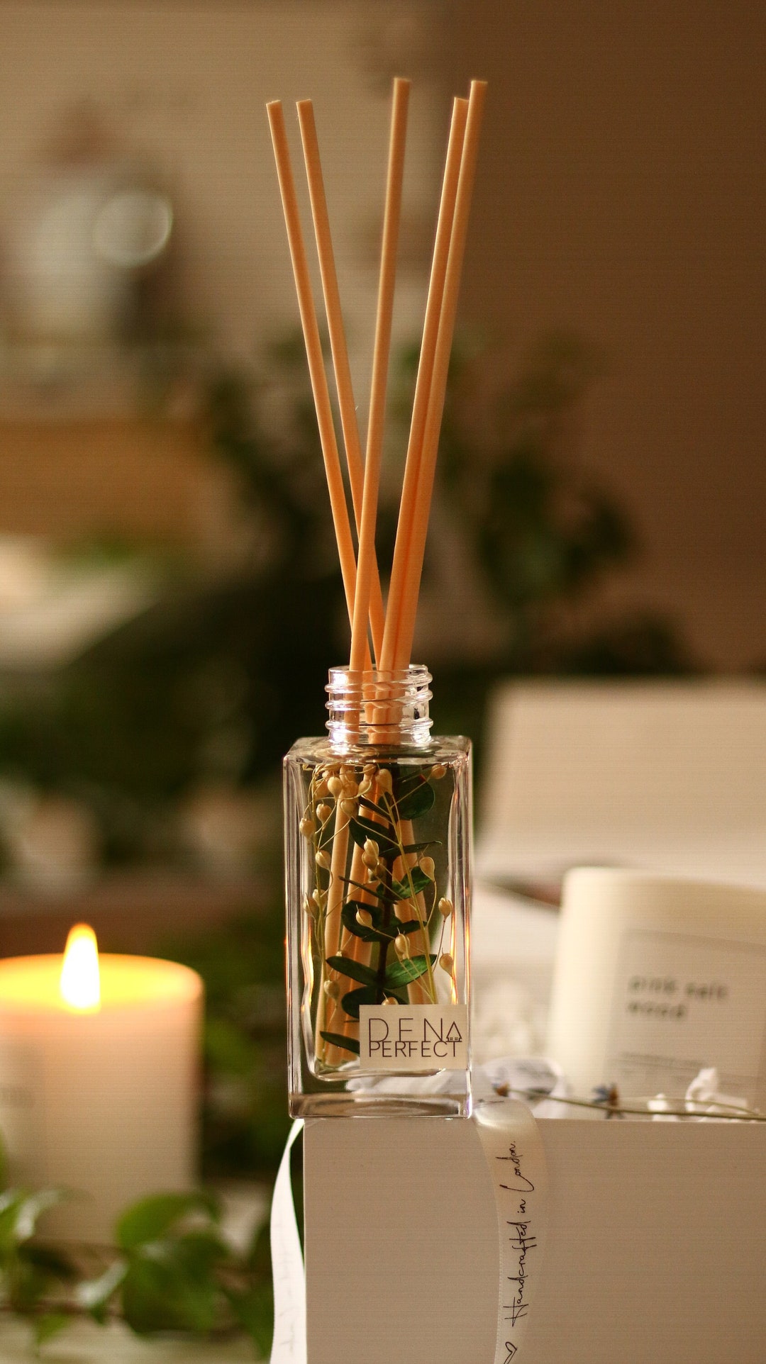 EUCALYPTUS MINT Reed Diffuser Botanical Room Diffuser Natural Home ...